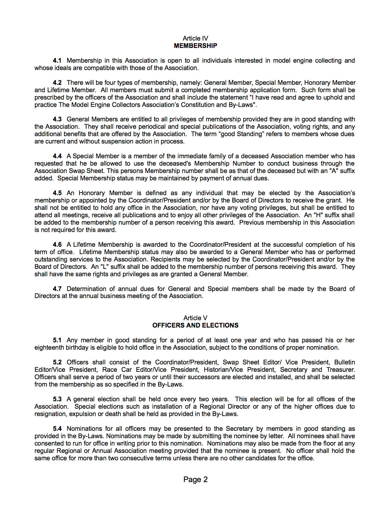 Model Engine Collectors Association