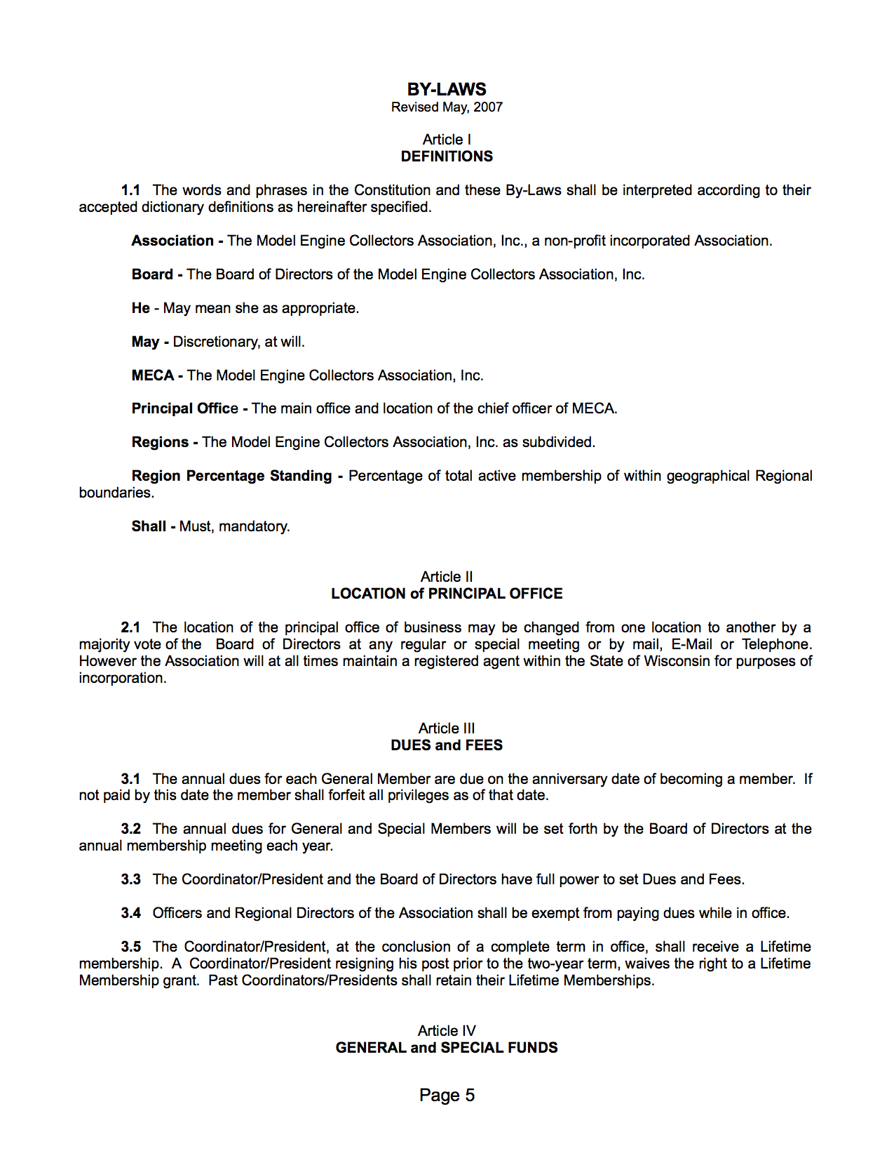 Model Engine Collectors Association